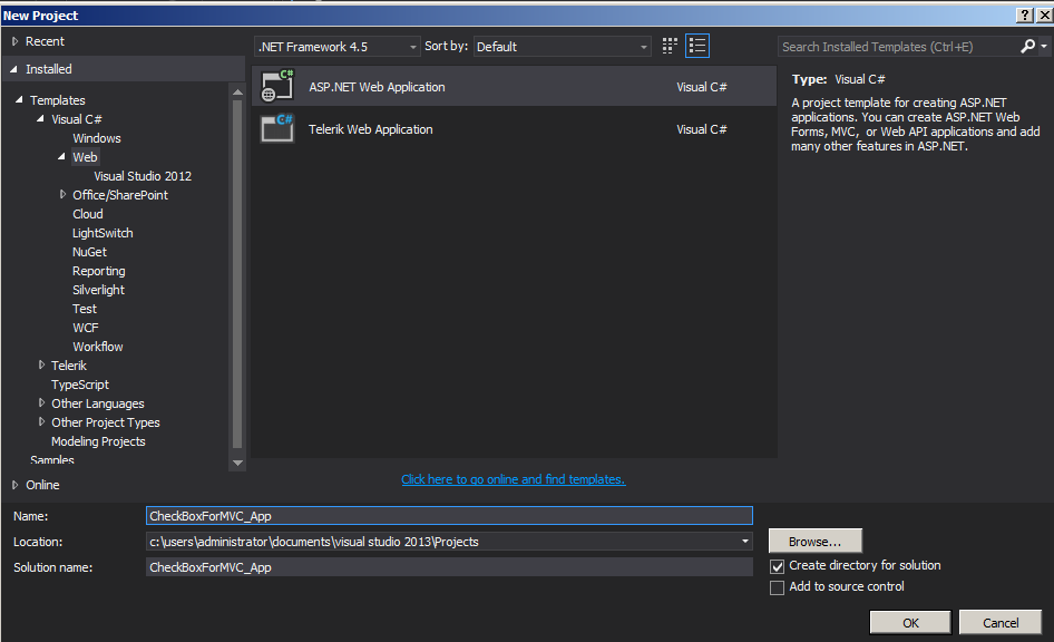 CheckBoxFor Helper in MVC
